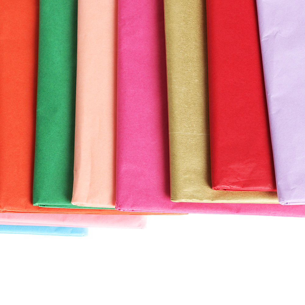 SIMPLE 10pcs/bag Decor Origami DIY Flower Making Tissue Paper Gift ...
