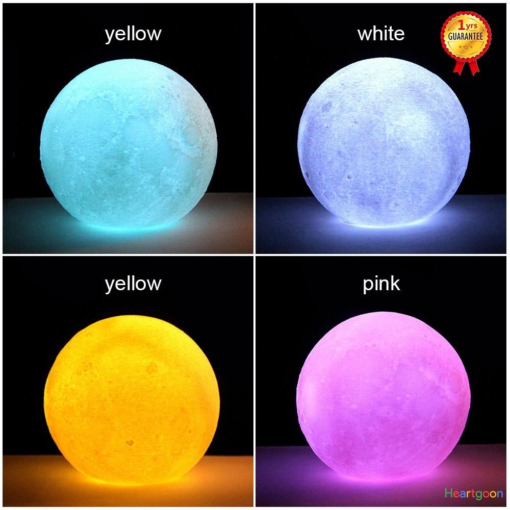 Spot Lunar Bedside Lamp Moon lamp Lunar Table Lamp LED Lunar Night ...