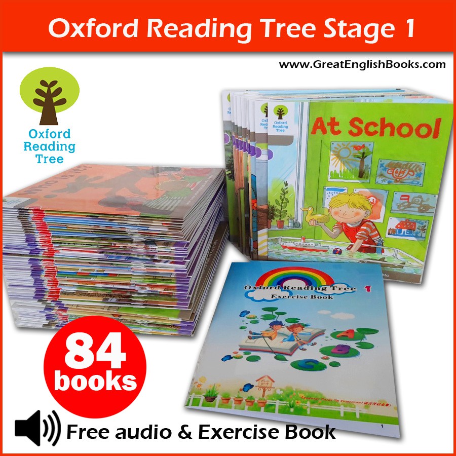 ส่งฟรี มีเก็บปลายทาง ใหม่ล่าสุด Oxford Reading Tree stage 1 จำนวน 84 ...