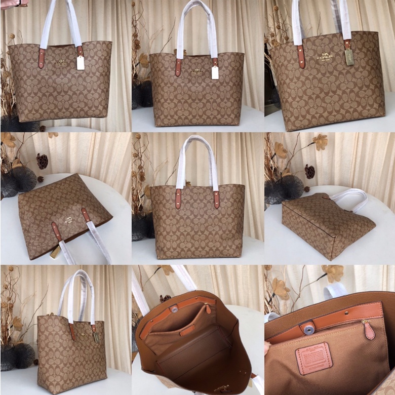 us นำเข้า️ coach 76636 fashion ผู้หญิง tote bag shopping bag กระเป๋าหู ...