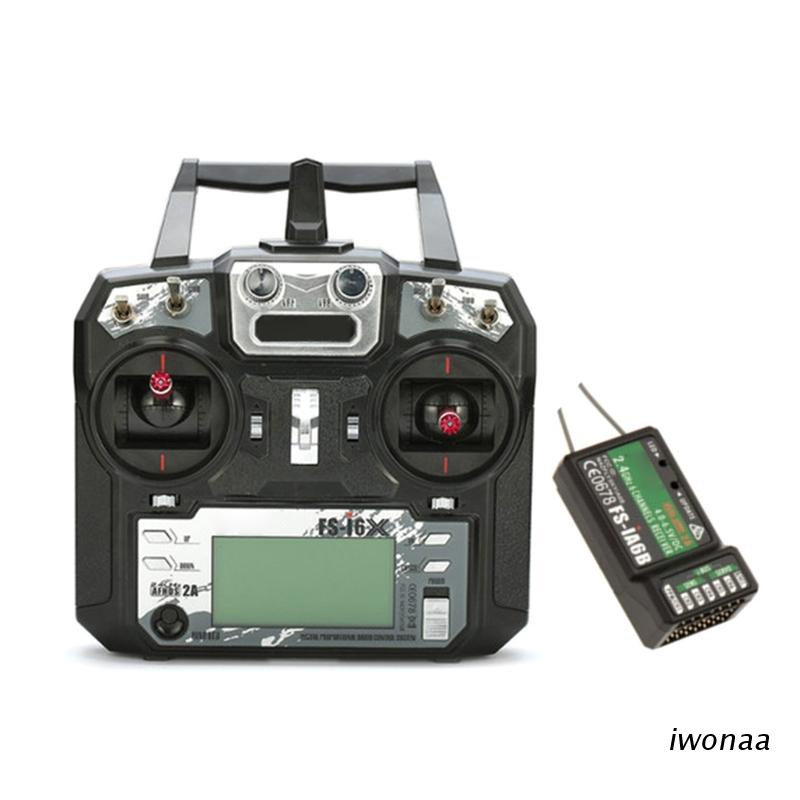 Iwo ตัวรับส่งสัญญาณ iA6B พร้อมตัวรับสัญญาณ FS-i6X FS i6X 10CH 2.4GHz ...