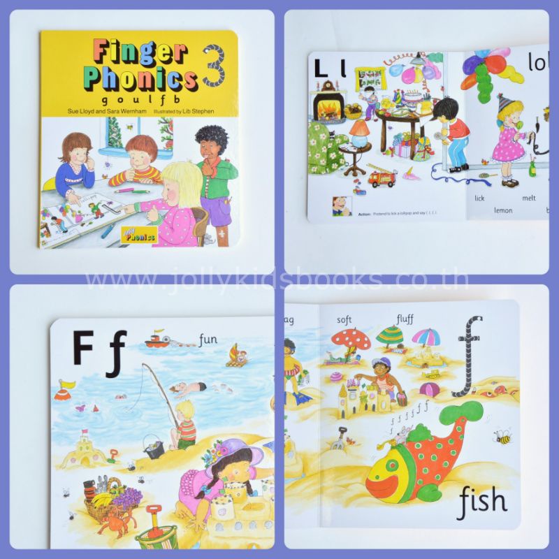 Finger Phonics set of books 17 Boardbook - jollybooks - ThaiPick