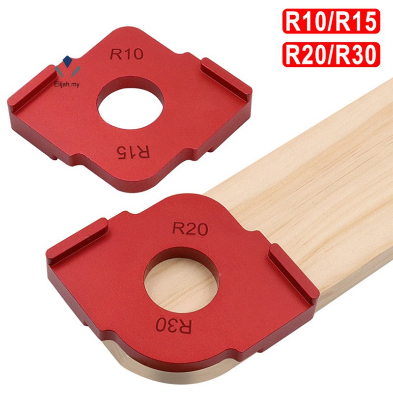 Set of 2 Radius Jig Router Templates Aluminium Alloy Routing Rounded ...