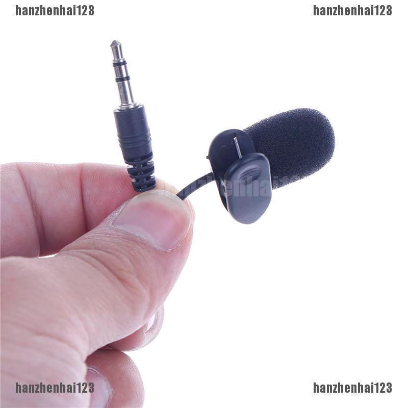 3.5mm Mini Studio Speech Mic Microphone Clip for PC Desktop Notebook 2M ...