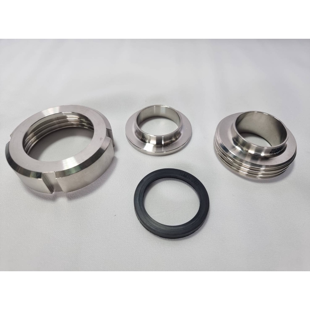 SMS UNION SET EPDM GASKET SS316L+ NUT304 SIZE 38 MM | Shopee Thailand