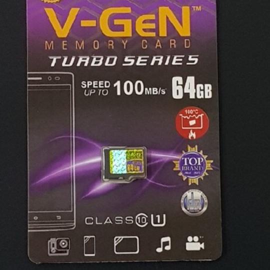 รหัส-713การ์ดหน่วยความจํา Micro Sd 64Gb Vgen Class10 V-Gen 64Gb Class10 ...