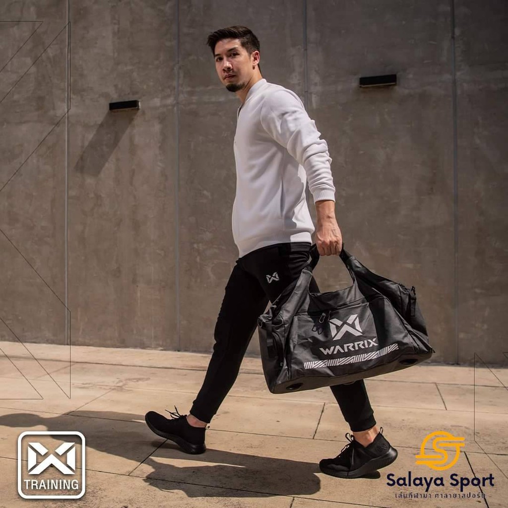 WARRIX กระเป๋าเดินทาง กระเป๋าเดินทางทรงหมอน กระเป๋าเดินทางสะพายข้าง WARRIX GYM BAG WB-ALA207 ...