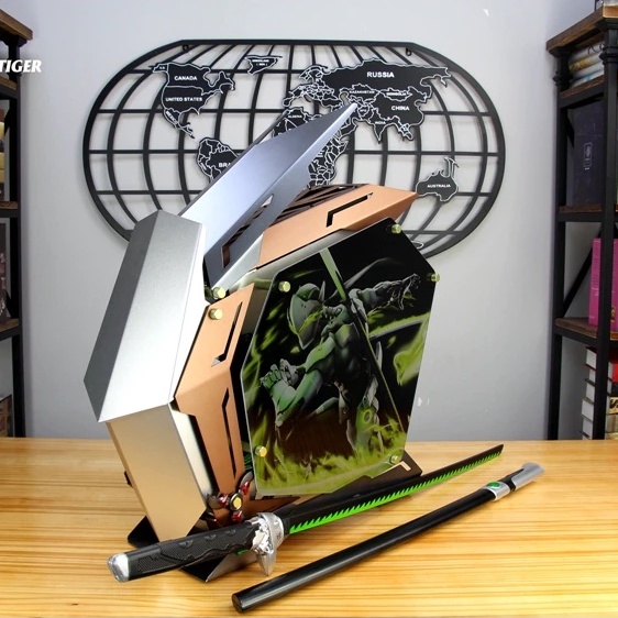 Case Jonsbo MOD3 Gray LiquidCooling mini Green Genji Overwatch ...