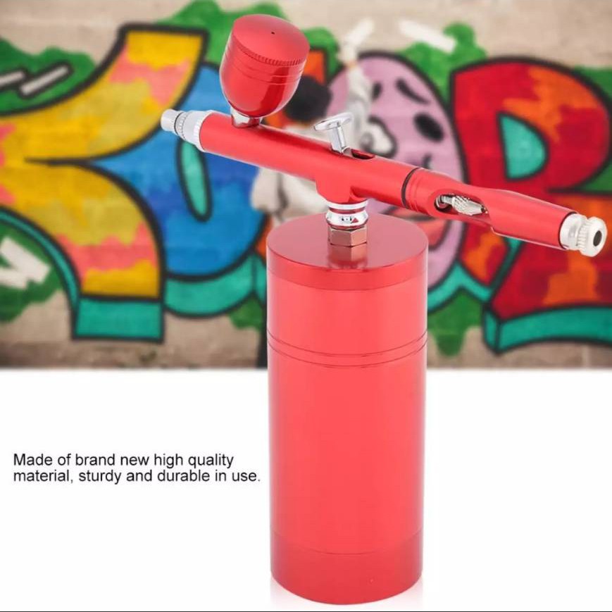 Mobile Airbrush แบบพกพา 0.3mm Mini Air Compressor Spray Airbrush ...
