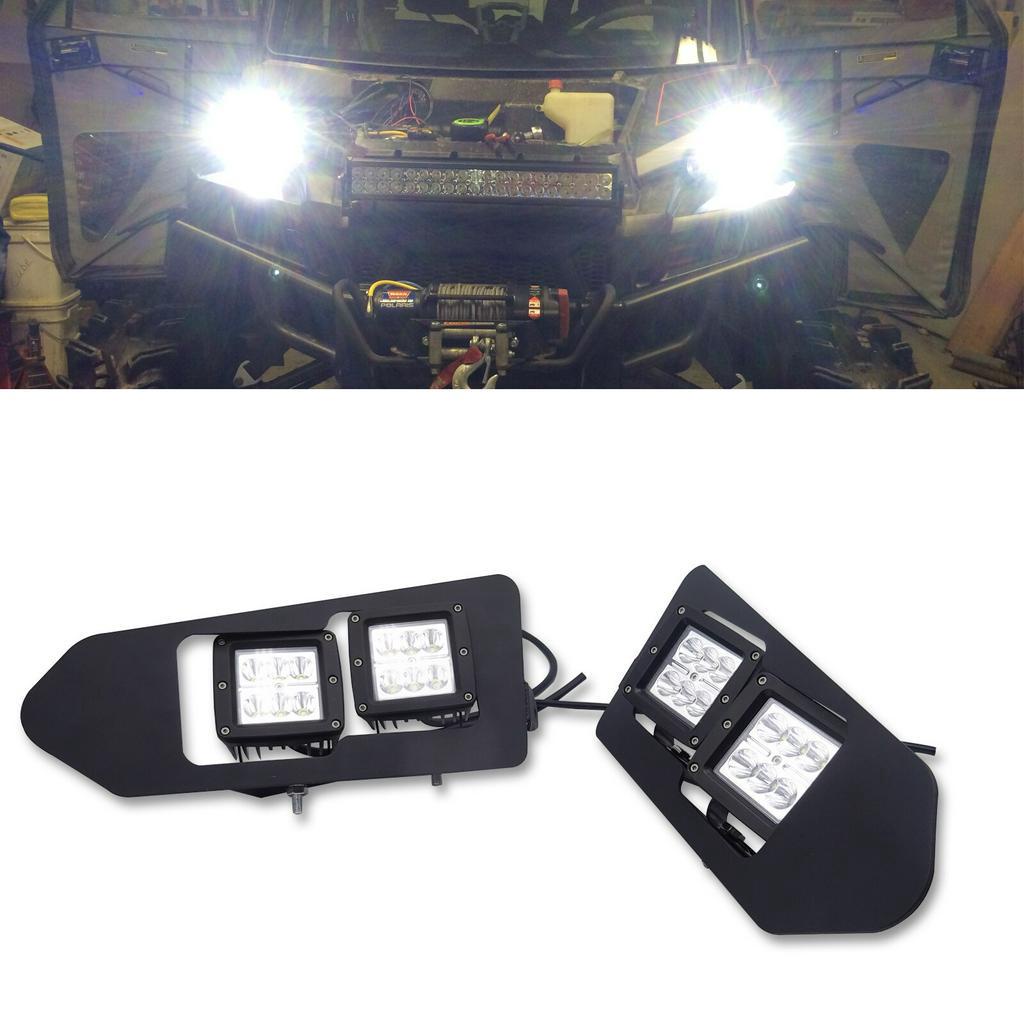 CODFor Polaris Ranger 900 XP CREW 2013-2019 3 24W Headlights Lamp Led ...