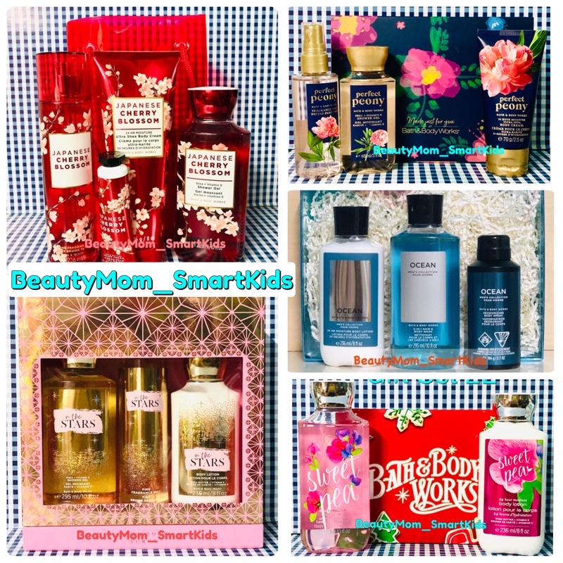 ชุดของขวัญ 3 ชิ้นGift Set Box BathBodyWorks Signature Collection Body ...
