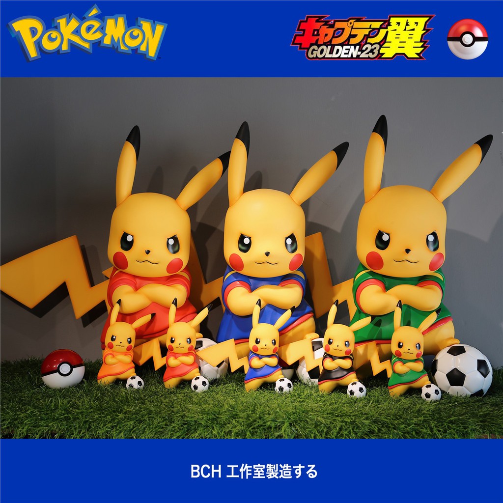 โมเดลวันพีชPokémonฟุตบอล Pikachu มือสำนักงานรุ่นเครื่องประดับ Ronaldo ...