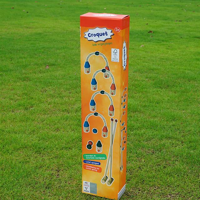 ส่งออก Roque Gate Ball Croquet ไม้ผลิตภัณฑ์กีฬากลางแจ้งเด็กประสาทสัมผัส ...