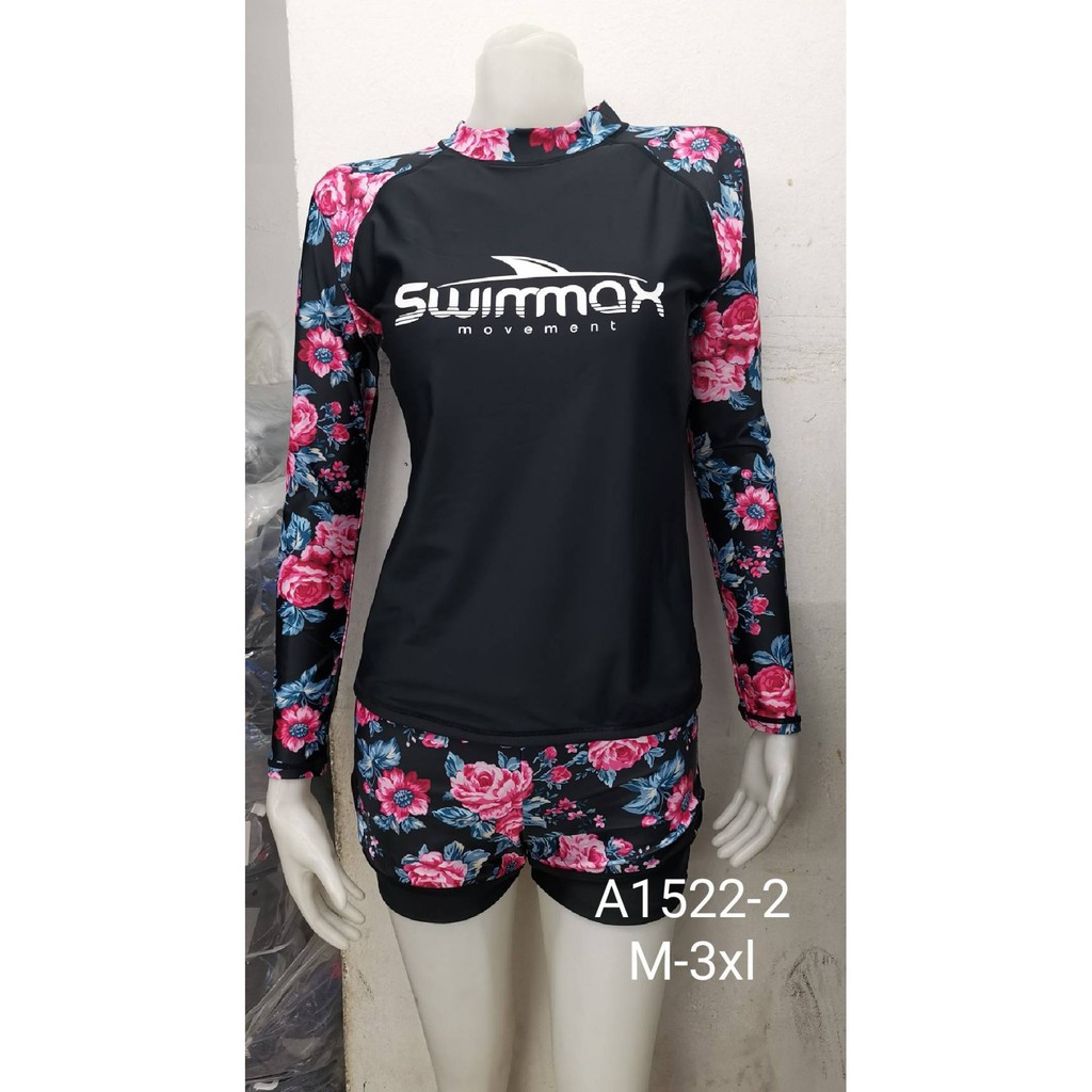 ชุดว่ายน้ำหญิง ชุดว่ายน้ำแขนยาว ผ้ากันยูวี แบบสวยไม่ซ้ำใคร M-3XL มีเก็บปลายทาง sunwin88 ...