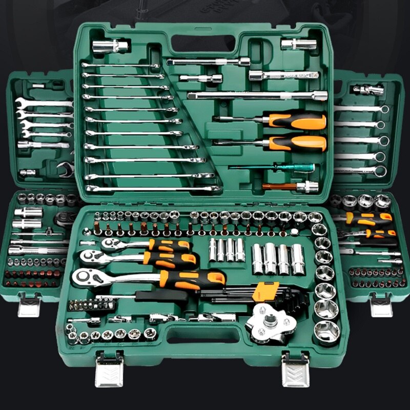 Sets of Hand Tools Kits Multi-tool Set of Keys and Heads for Home Auto ...