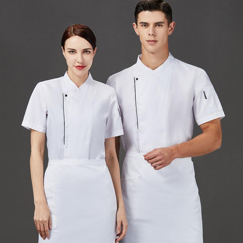 Hotel Chef Workwear Mens Short-Sleeved Hot Pot Back Kitchen Set t ...