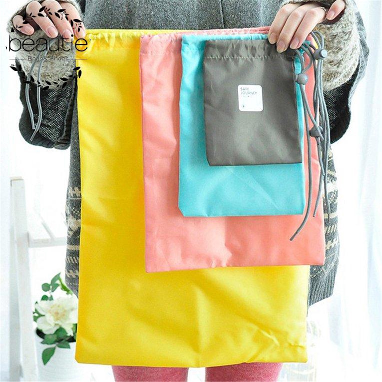 Drawstring Bag Waterproof Cosmetic Bag Travel Toiletry Makeup Case ...