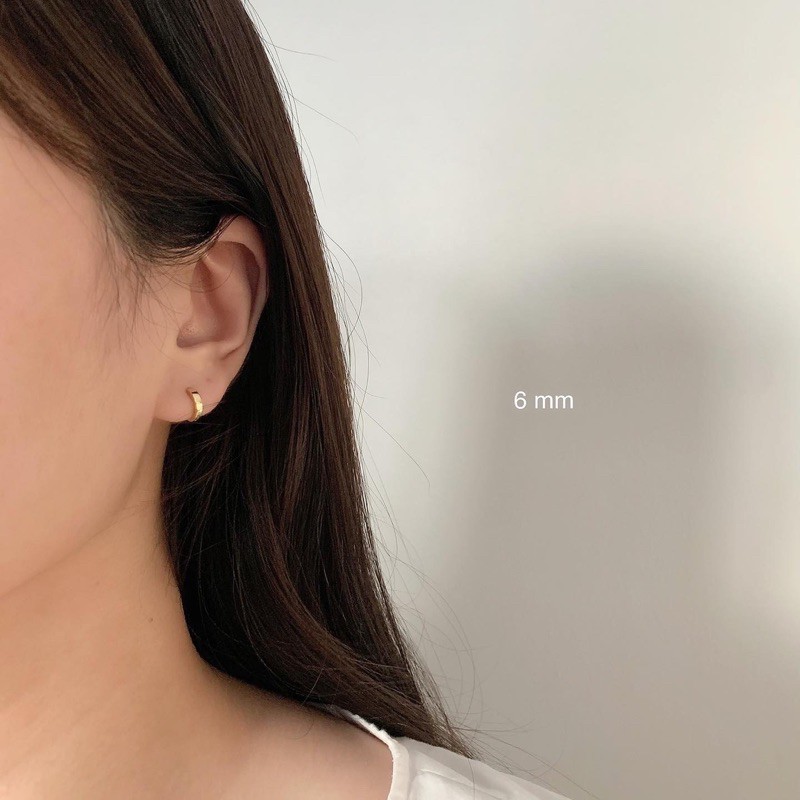 A.piece all silver 925 ต่างหูเงินแท้ Basic one-touch earrings(151-153) - a.piecestores - ThaiPick
