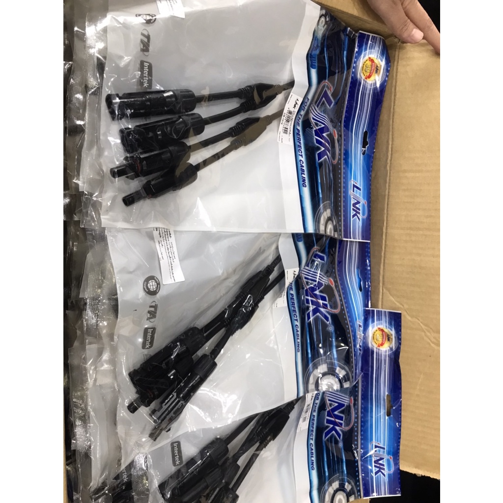 CB-1014 MC4 Y-Branch Cable 2 to 1 wConnector (Pair) 1500 V TUV StandardSKU - advice_banpaew ...