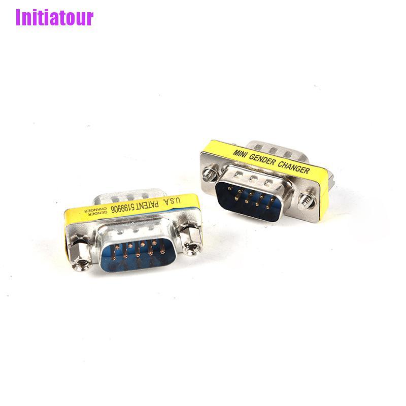 อะแดปเตอร์ปลั๊กเชื่อมต่อ 9pin Db9 Serial Port Male To Male Rs232 Male To | Shopee Thailand