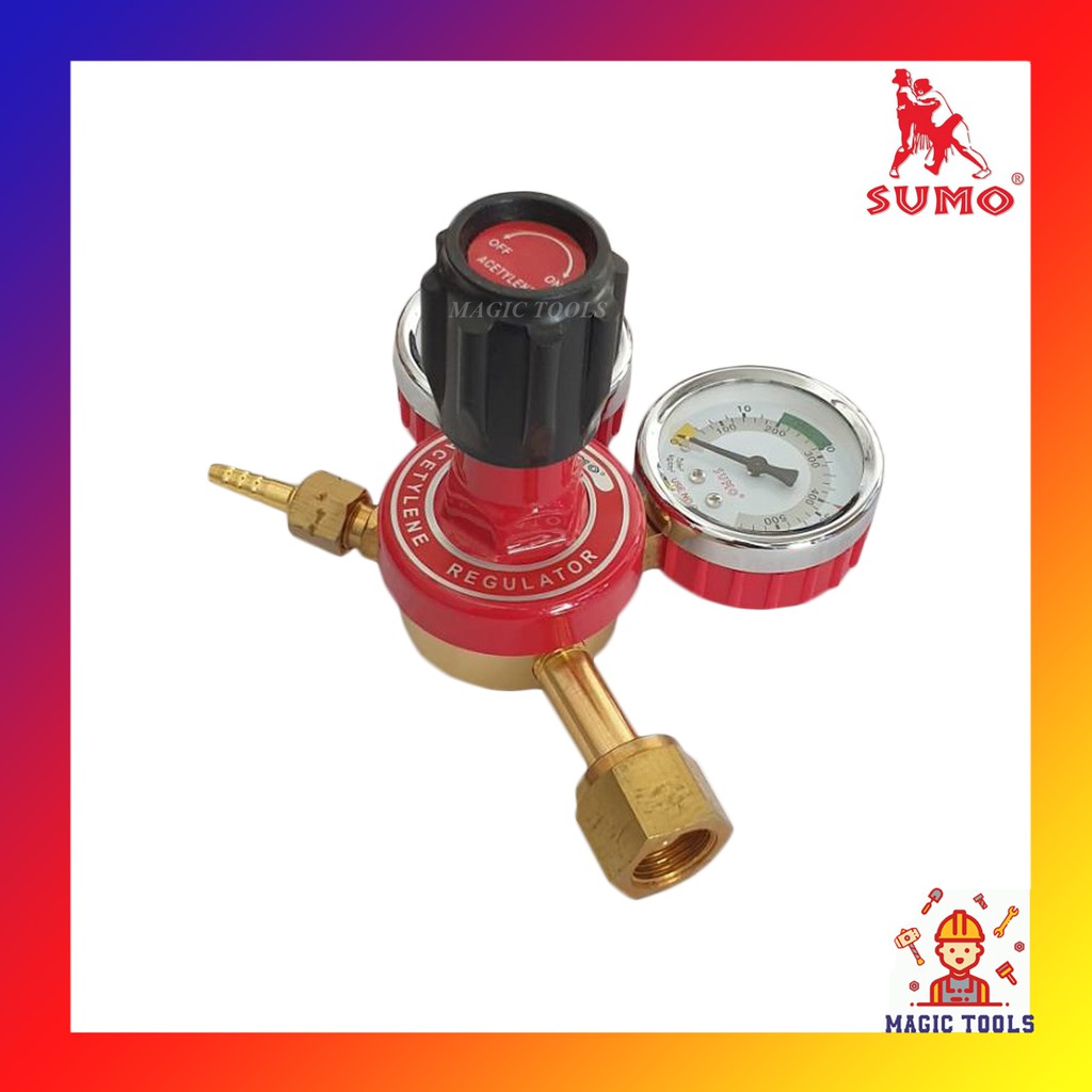 SUMO เกจ์แก๊สAC (แก๊สอะเซทีลีน)เกจแก๊สAC เกจ์ปรับแรงดันแก๊สอะเซทีลีน ...