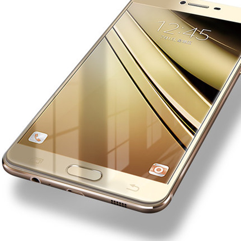 ۩ฟิล์มกระจกนิรภัย Samsung c7 c7pro เต็มจอ c9pro ฟิล์มโทรศัพท์มือถือ c7000 / c7010 ป้องกันแสงสี ...