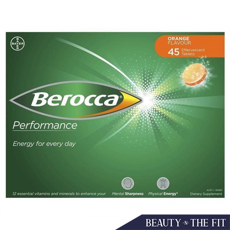 Bayer Berocca Effervescent Tablets Orange Flavour 45 Tablets LWWa ...