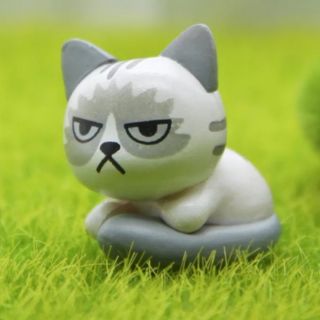 Cat model toy 6 ตัว / set แมวหน้าบึ้ง น่ารักมากๆ ขนาด 3-4 cm. | Shopee ...