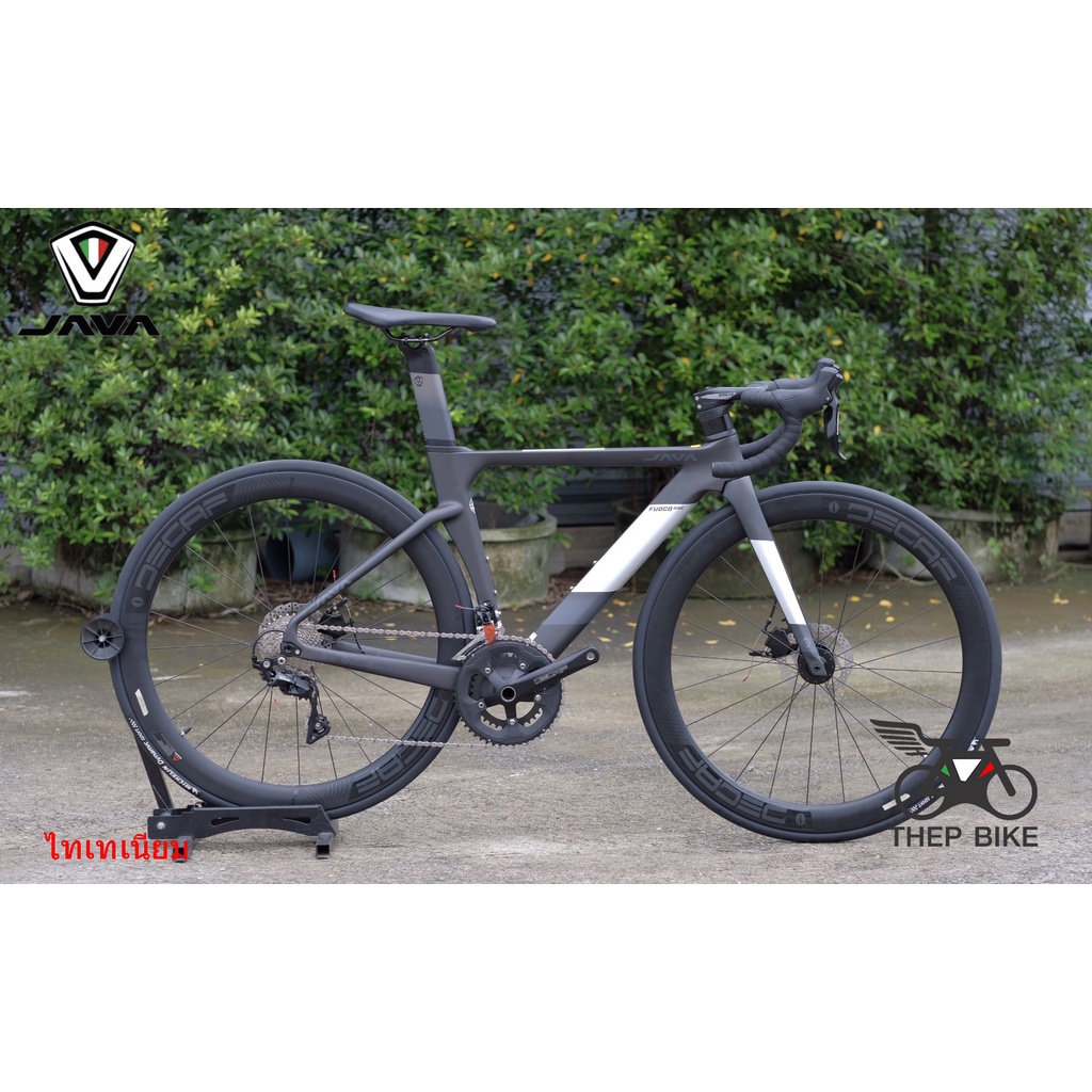 JAVA รุ่น Fuoco 5 Disc เฟรมคาบอน มือเกียร์ Deca ตีนผี105 แฮนด์คาร์บอน ...