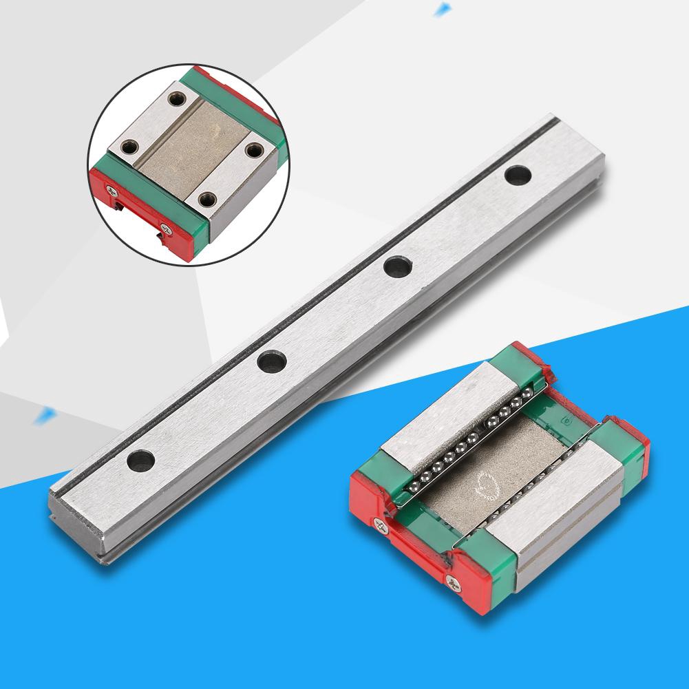1pc LML12B Miniature Linear Rail Guide 12mm Width + Slide Block - xguli.th - ThaiPick