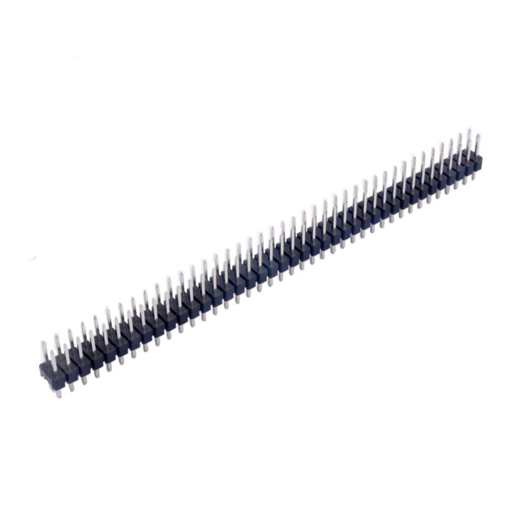 พร้อมส่ง-2x40 Pin Pitch 2.54 mm Straight Male Dual Row Header Strip PBC ...