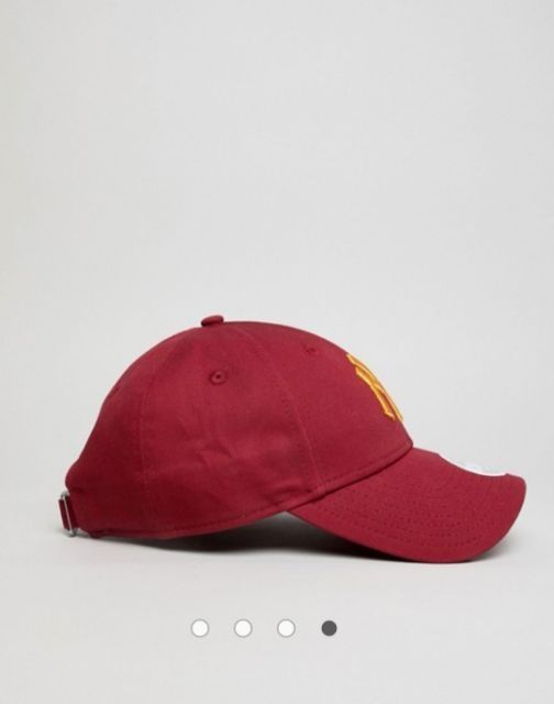พร้อมส่ง หมวก NY New Era 9Forty Exclusive Berry Cap With Mustard Logo ...