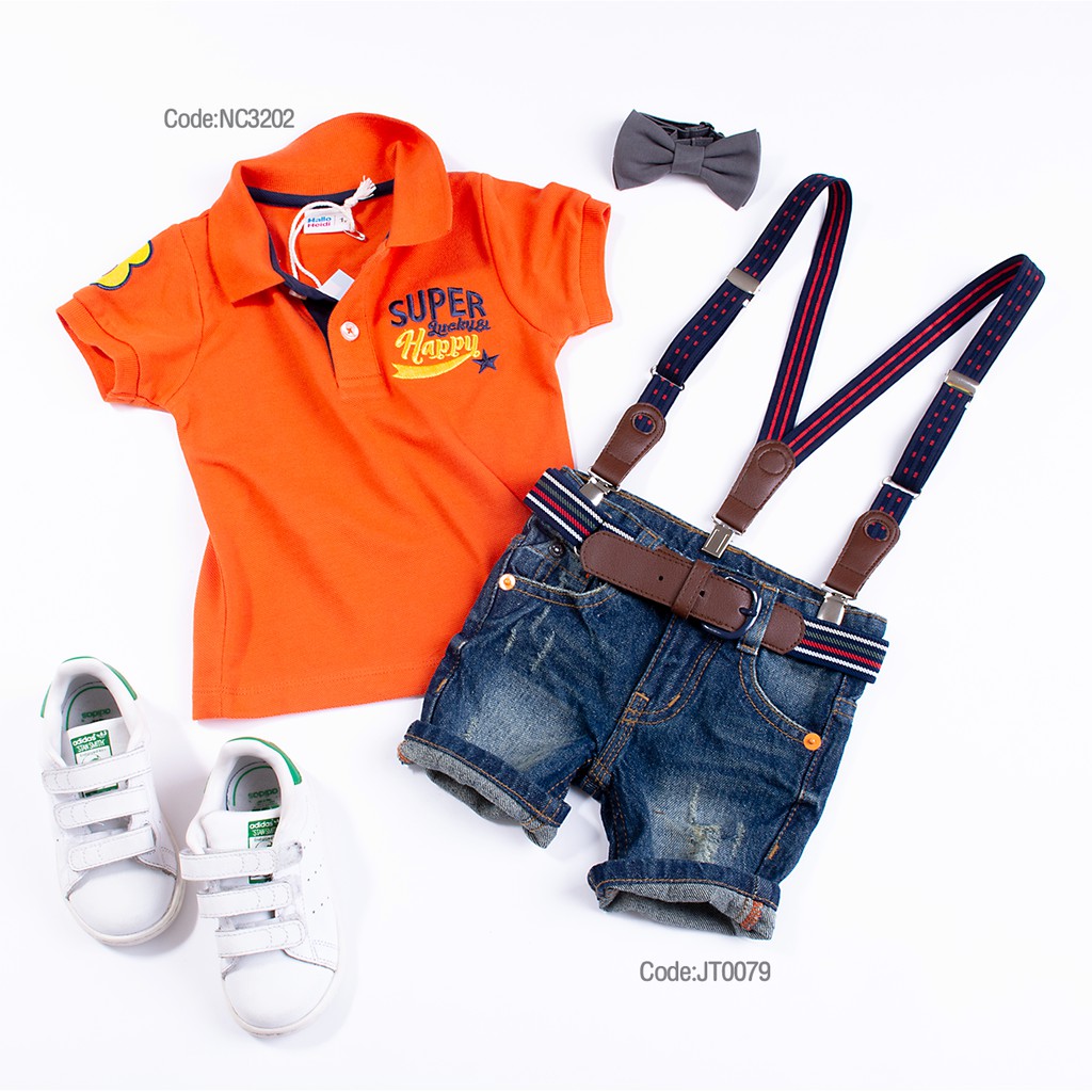 เสื้อโปโลเด็ก Hallo Heidi ฮัลโหล ไฮดี้ ผ้าคอตตอน 100% งานเกรดพรีเมี่ยม ...