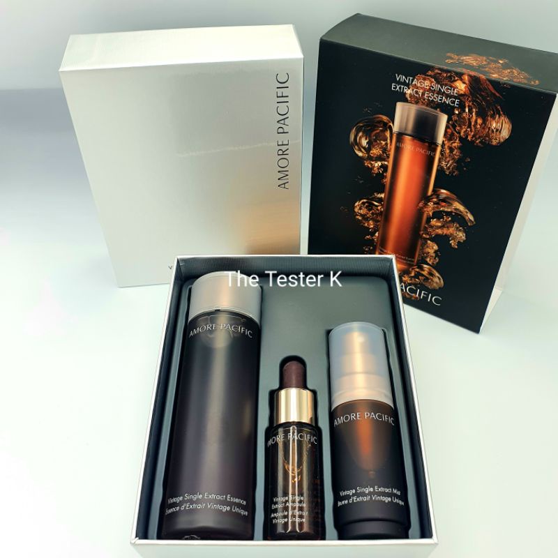 พร้อมส่ง น้ำตบชาเขียวขายดีของแบรนด์ Amore Pacific Vintage Single Extract Essence Set ...