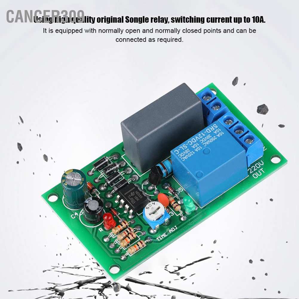 Digital LED Display Time Delay Relay Module Board DC 12V Control Timer ...