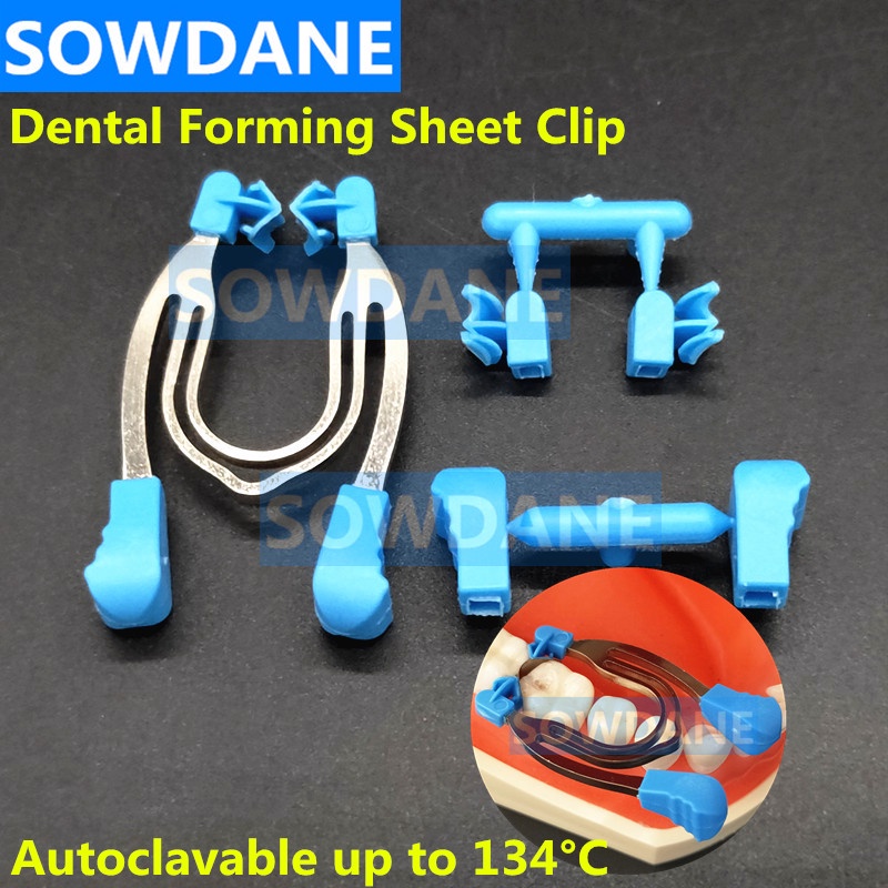 10 Sets Dental Matrice Clamp Sectional Contoured Matrix Clip Forming ...