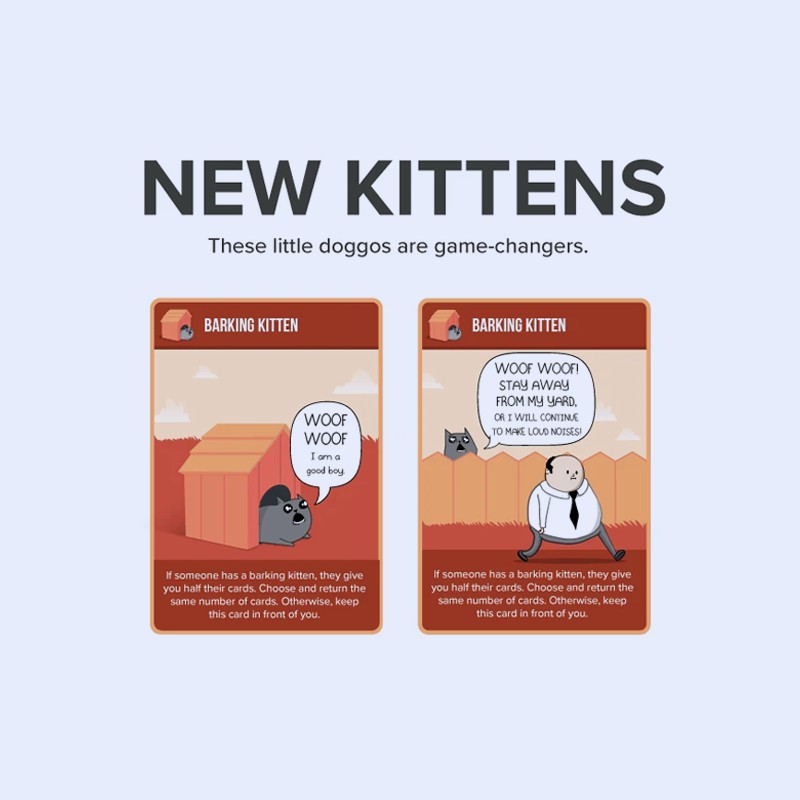 Barking Kittens: This is The Third Expansion of Exploding Kittens Card ...