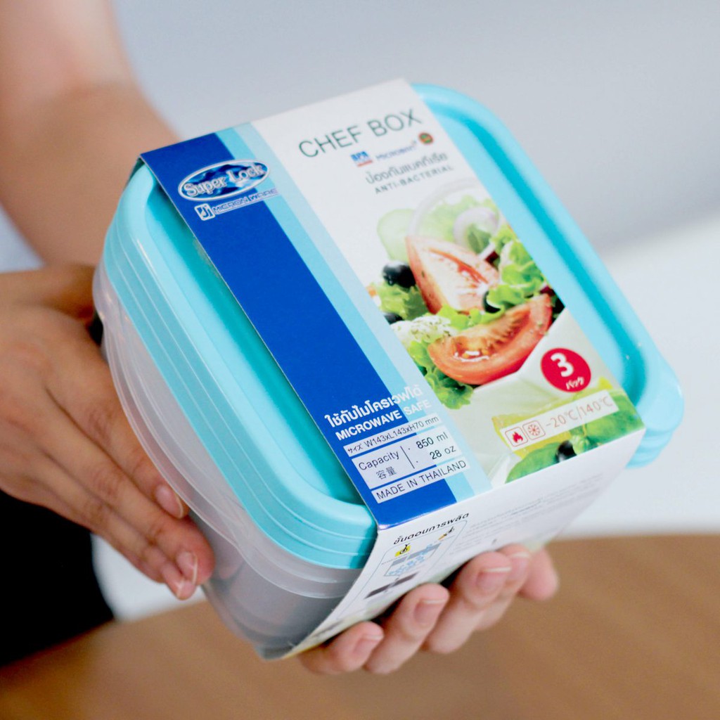 SUPERLOCK กล่องอาหารกลม CHEF BOX 3 ชิ้น รุ่น 6052 - thefuture ...