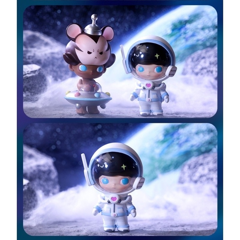 จัดส่งด่วน Popmart Dimoo Space Travel Series กล่องสุ่ม กล่องสุ่มชีวิต ...