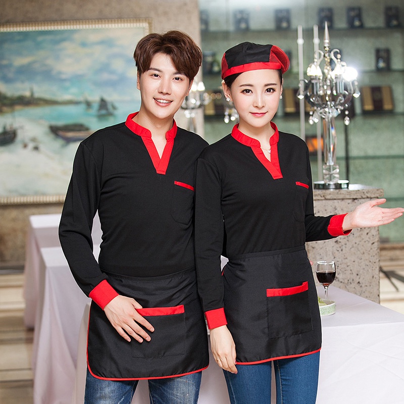 Jinrui Professional Customized Clothing Fast Food Shop T-Shirt Waiter ...