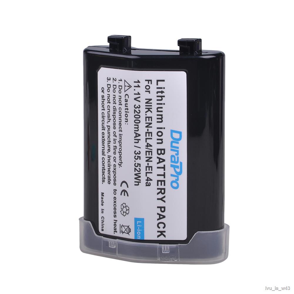 3200mah En-el4 En El4 El4a En-el4a Battery And Charger For Nikon D3s D3 D2z D2h D2hs D2x D2xs ...
