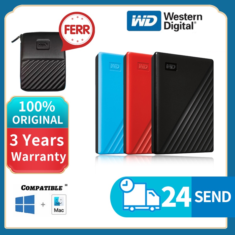 Wd My Passport 1tb Hdd External Hard Drive External Hard Drive | Shopee ...