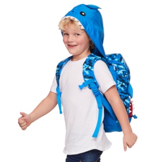 Smiggle เป้มีฮู้ท ฉลาม Hoodie shark backpack | Shopee Thailand