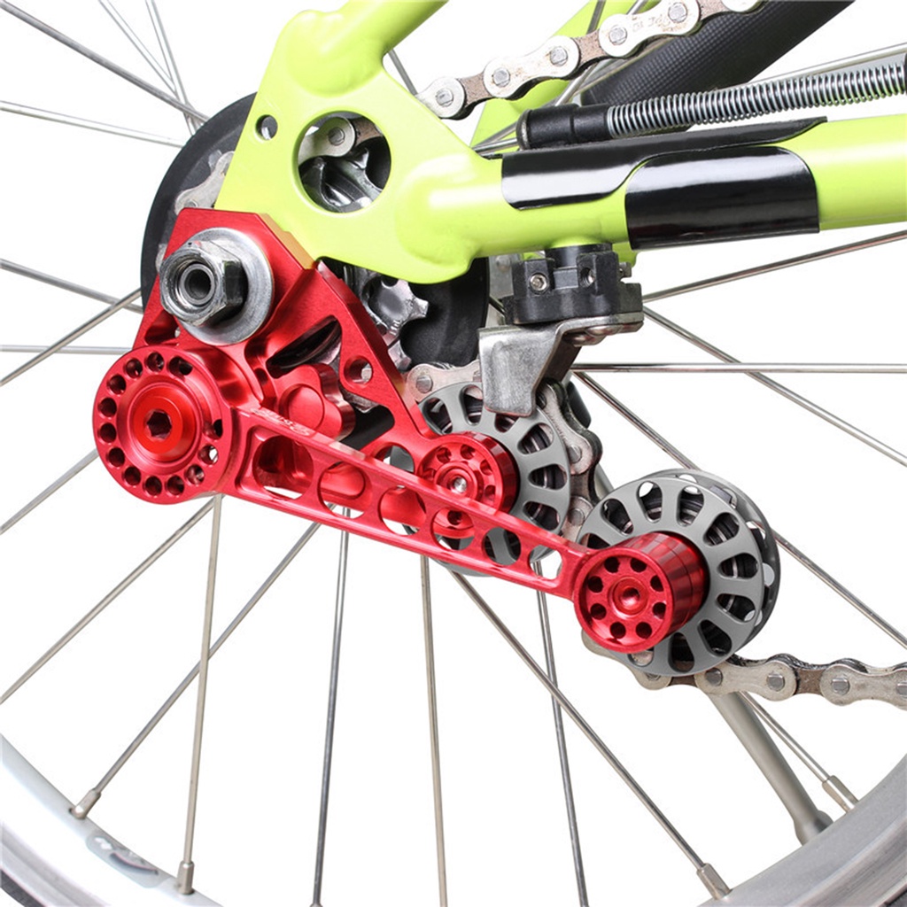 Moon_MUQZI 2/6 Speed Aluminum Alloy Bicycle Guide Chain Tensioner Bracket Rack compatible with ...