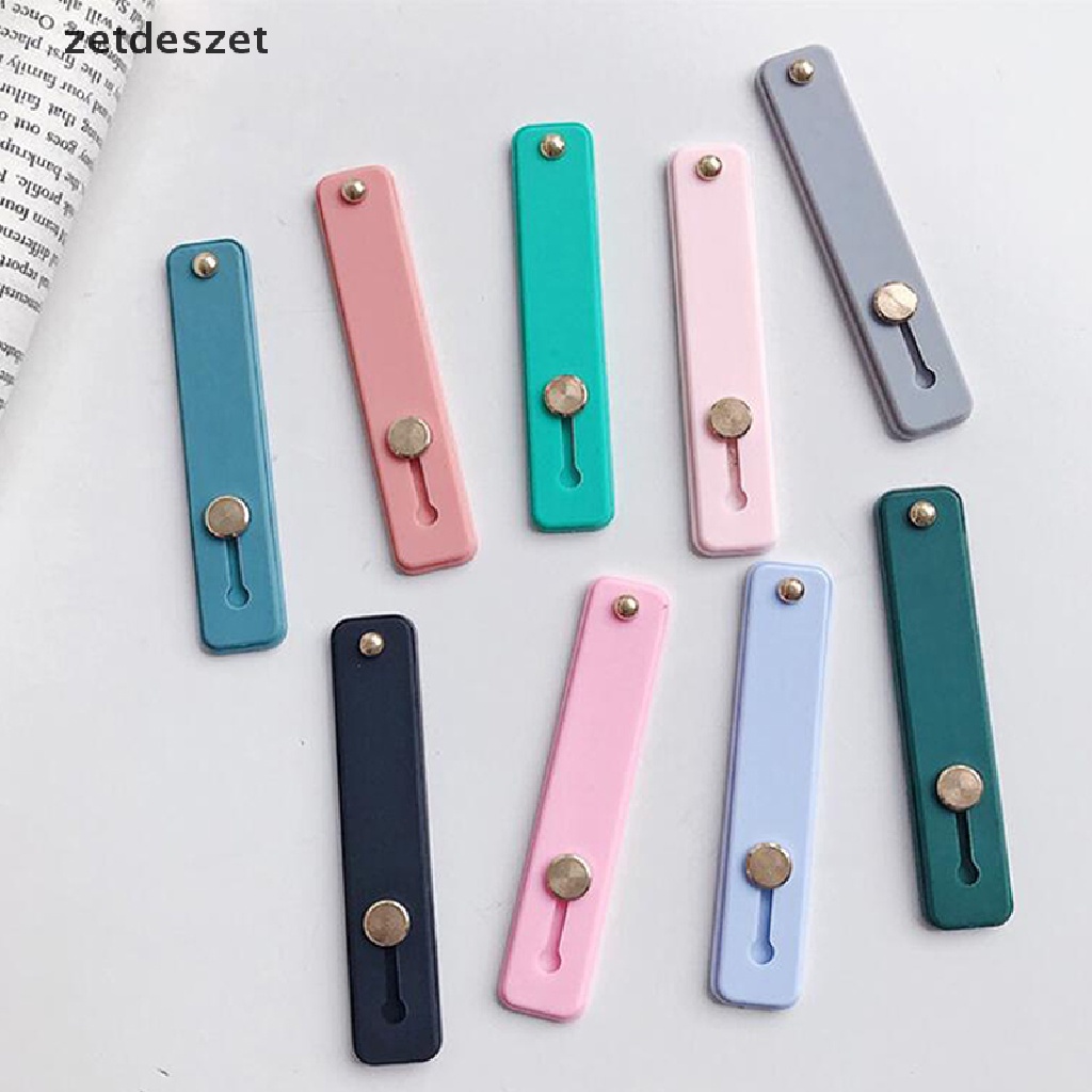(zetdeszet) Universal Silicone Phone Holder Finger Ring Band Grip Stand ...
