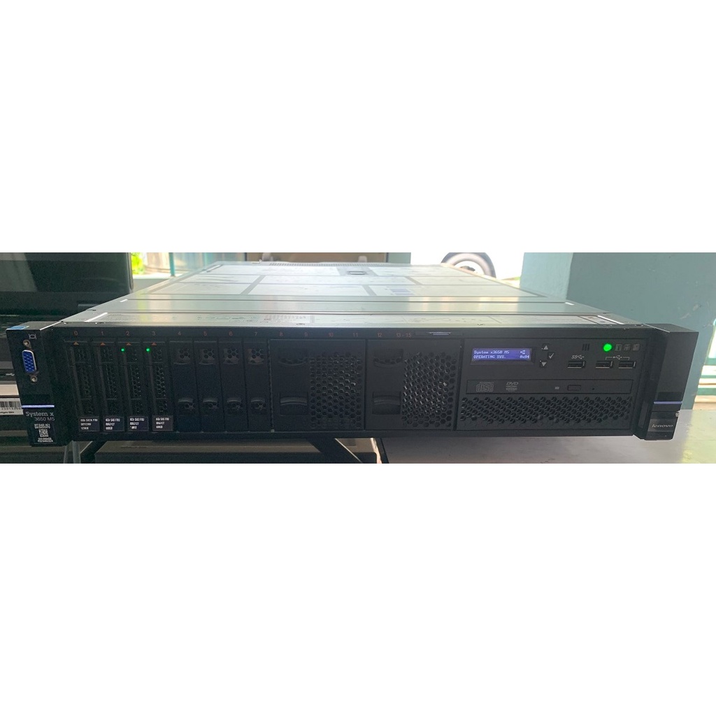 Lenovo System x3650 M5 ( ใส่ HDD ได้ 16 ลูก ) 2 x E5-2609 V3 1.90 GHz ...