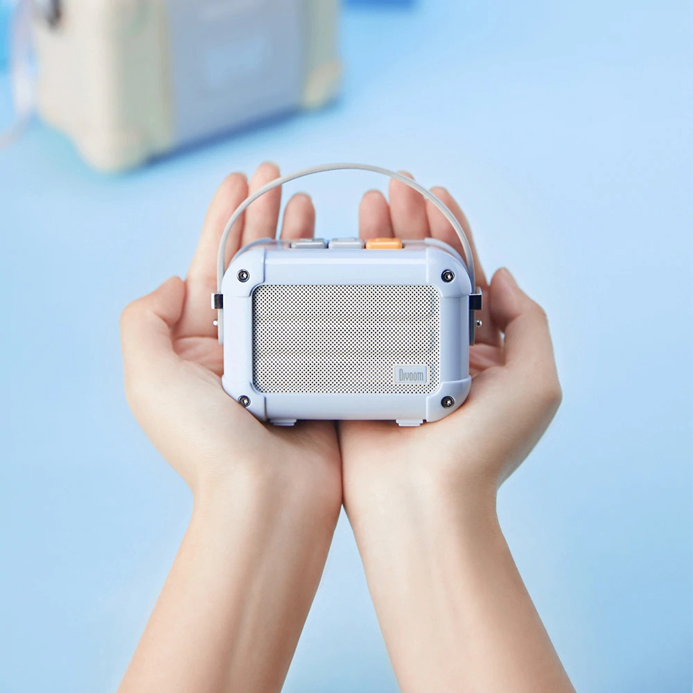 Divoom Macchiato portable wireless bluetooth speaker with FM radio TWS ...