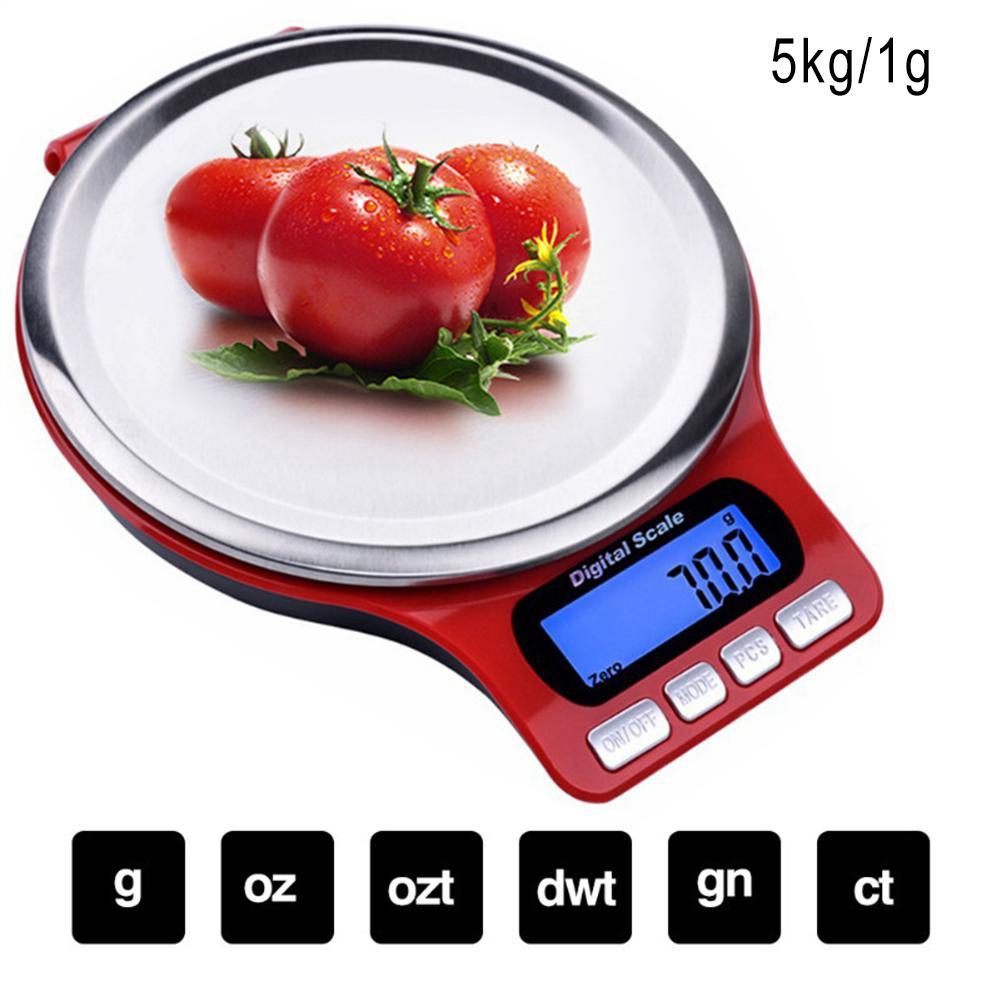 Mini Portable 5kg Digital Baking Scales Electronic Steelyard Balance ...