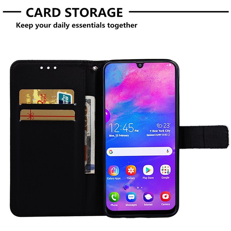 Flip Leather Cover Case for Samsung Galaxy M30 Leather Case Flip Cover ...
