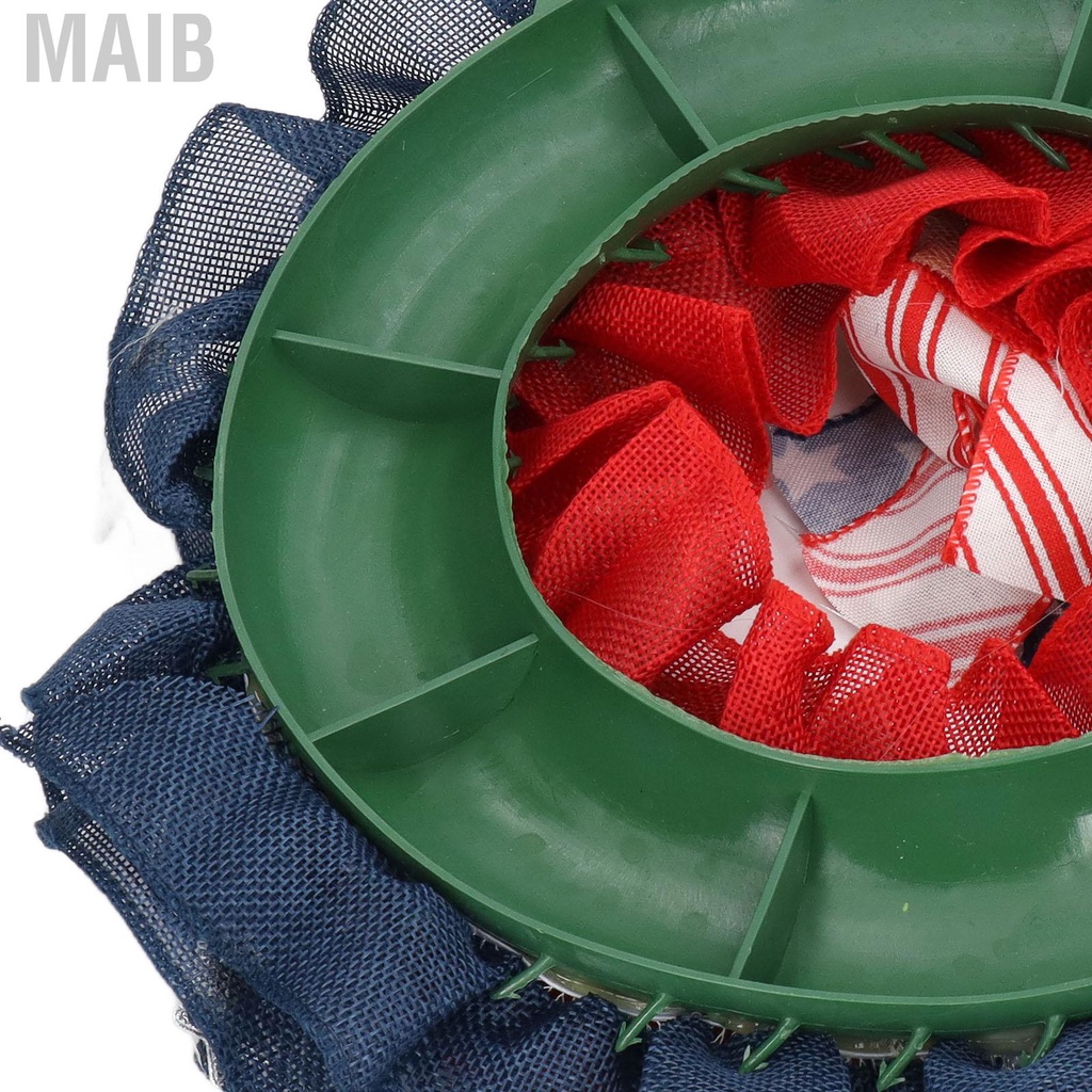 Maib Patriotic Front Door Wreath 13.8in 4th Of July Vivid Colors Wreat ...